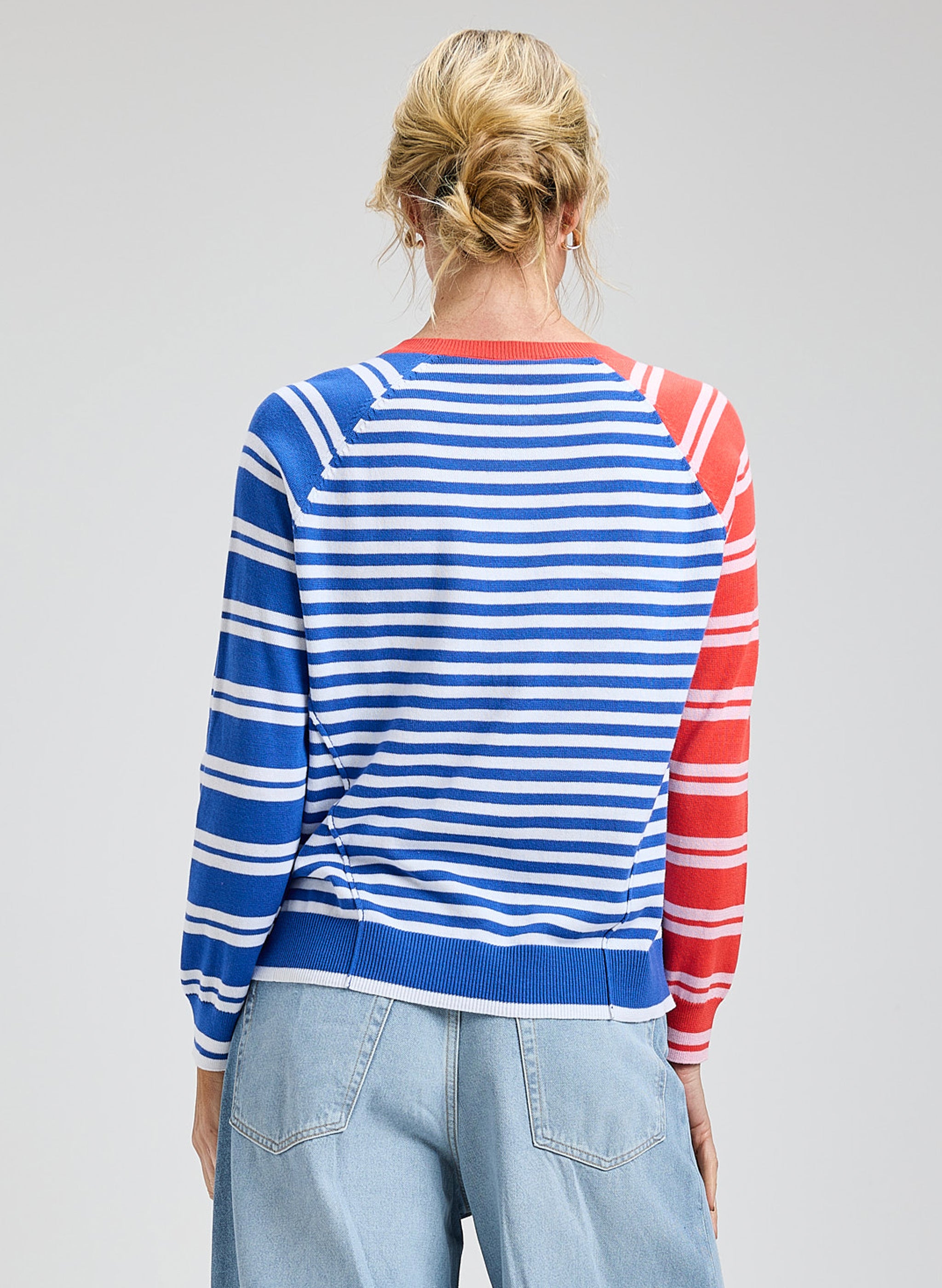 Zaket & Plover - Crazy Stripe - Raspberry | The Good Life Boutique